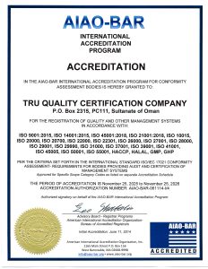 TRU Quality Certification Company - AIAO-BAR